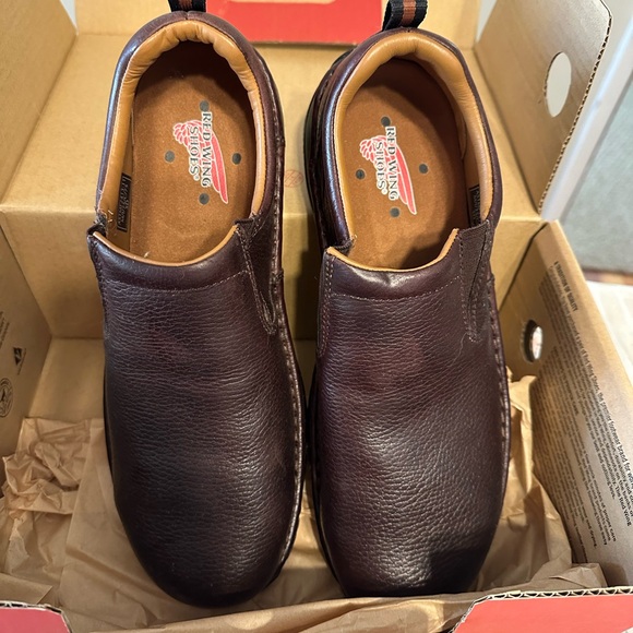 Red Wing Shoes | Shoes | Nwt Red Wing Mens Brown Loafer Safety Shoes ...
